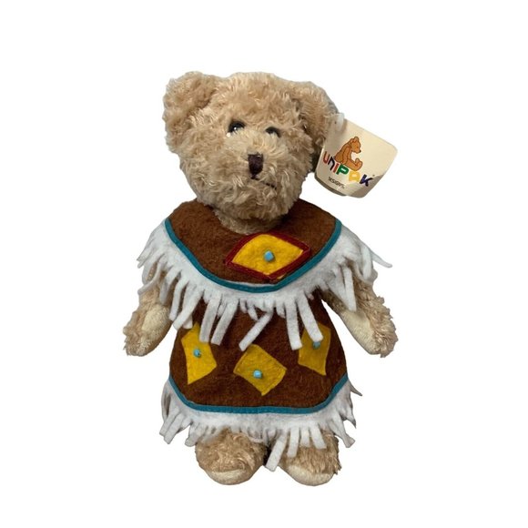 Unipak | Toys | Unipak Native American Bear Plush Freda Stuffed Animal ...